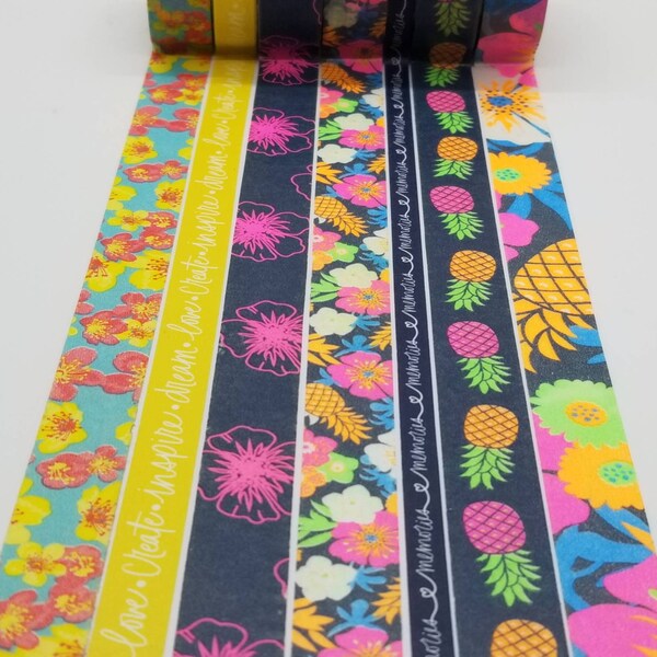 Neon Washi Tape - Etsy