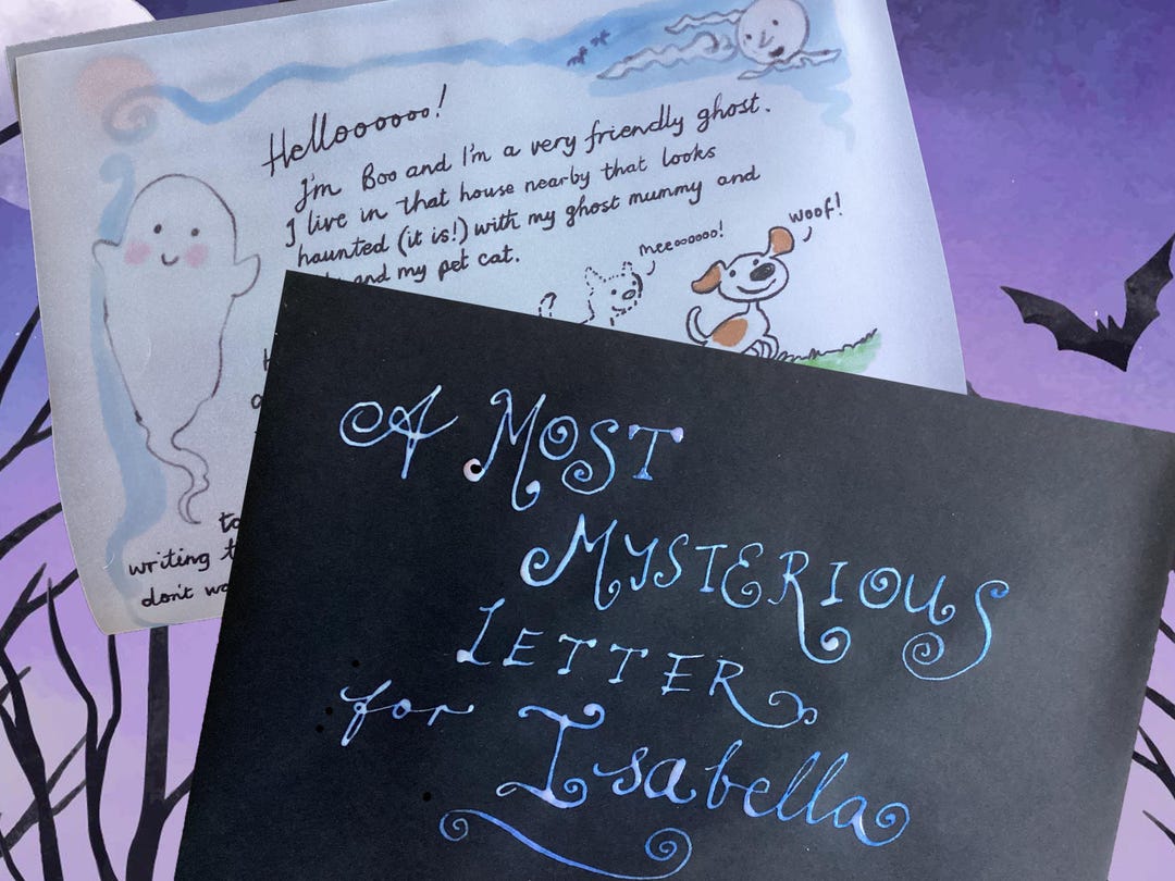 Personalised Halloween Ghost Letter From Boo the Friendly Ghost ...