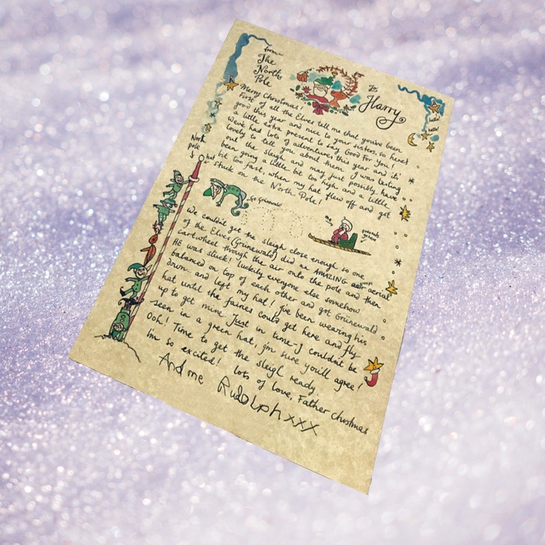Back in Stock Personalised Letter for a Sibling From Father - Etsy