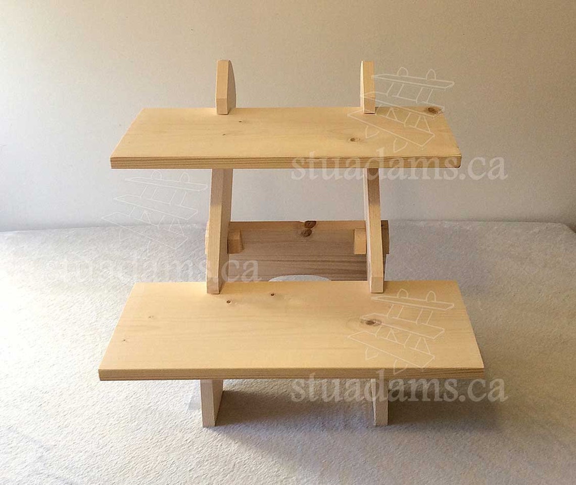 2-shelf 24 Extra-deep Portable Tabletop Display Stand - Etsy