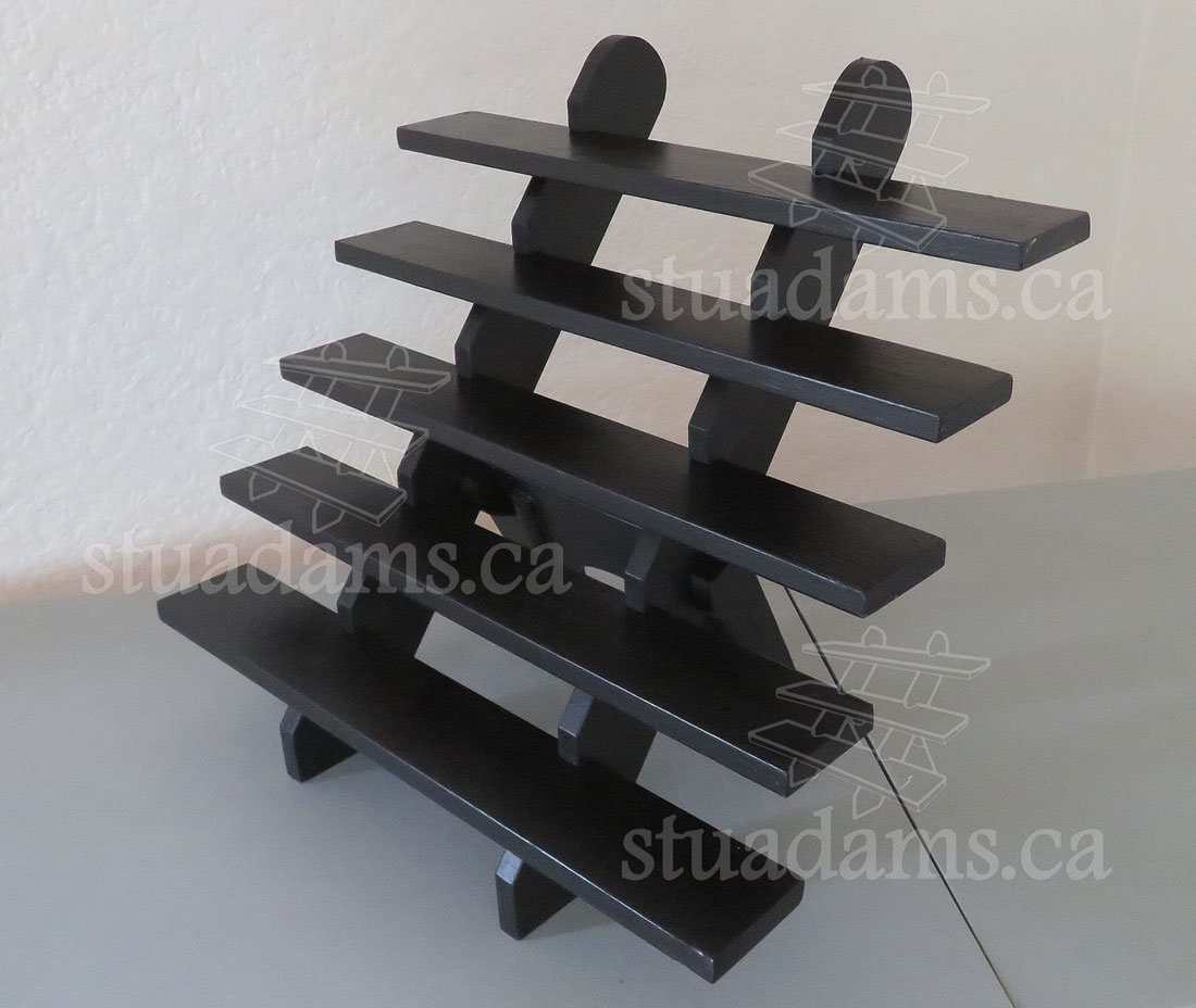 5-Shelf 24 Portable Tabletop Display Stand | Etsy