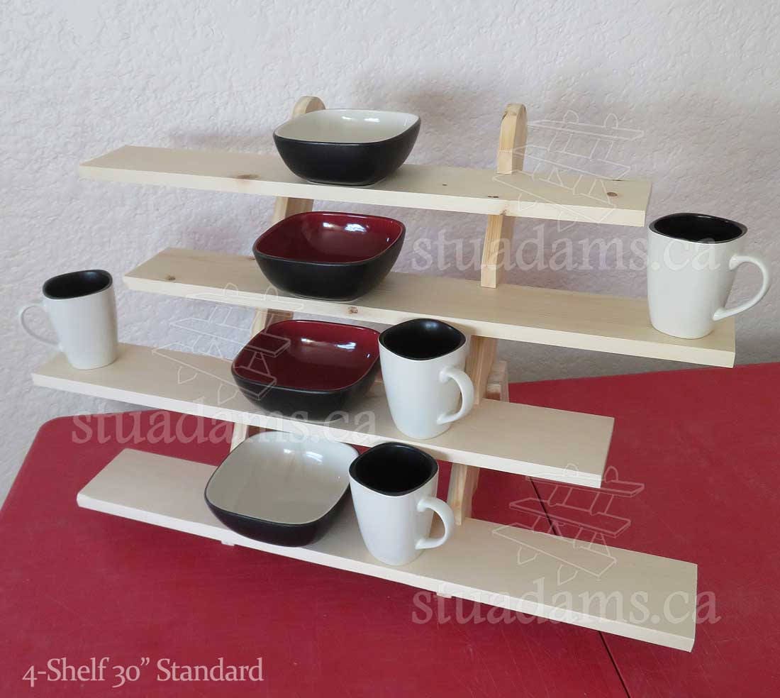 4-shelf 30 Wide Portable Tabletop Display Stand | Etsy Canada