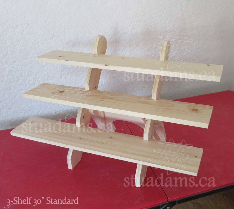 3-shelf 30 Wide Portable Tabletop Display Stand - Etsy