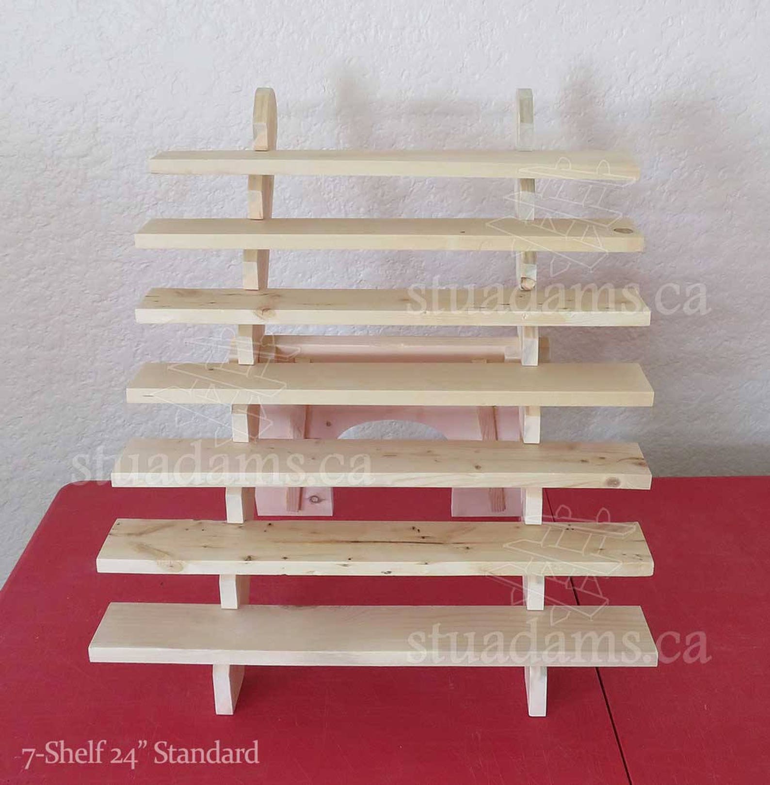 7-shelf 24 Portable Tabletop Display Stand - Etsy