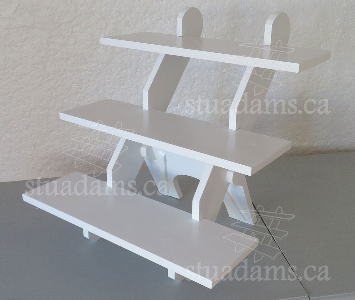 3-shelf 28 Extra-deep Wide Portable Tabletop Display Stand - Etsy