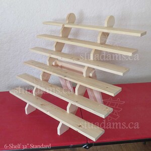 6-shelf 32 Extra Wide Portable Tabletop Display Stand - Etsy