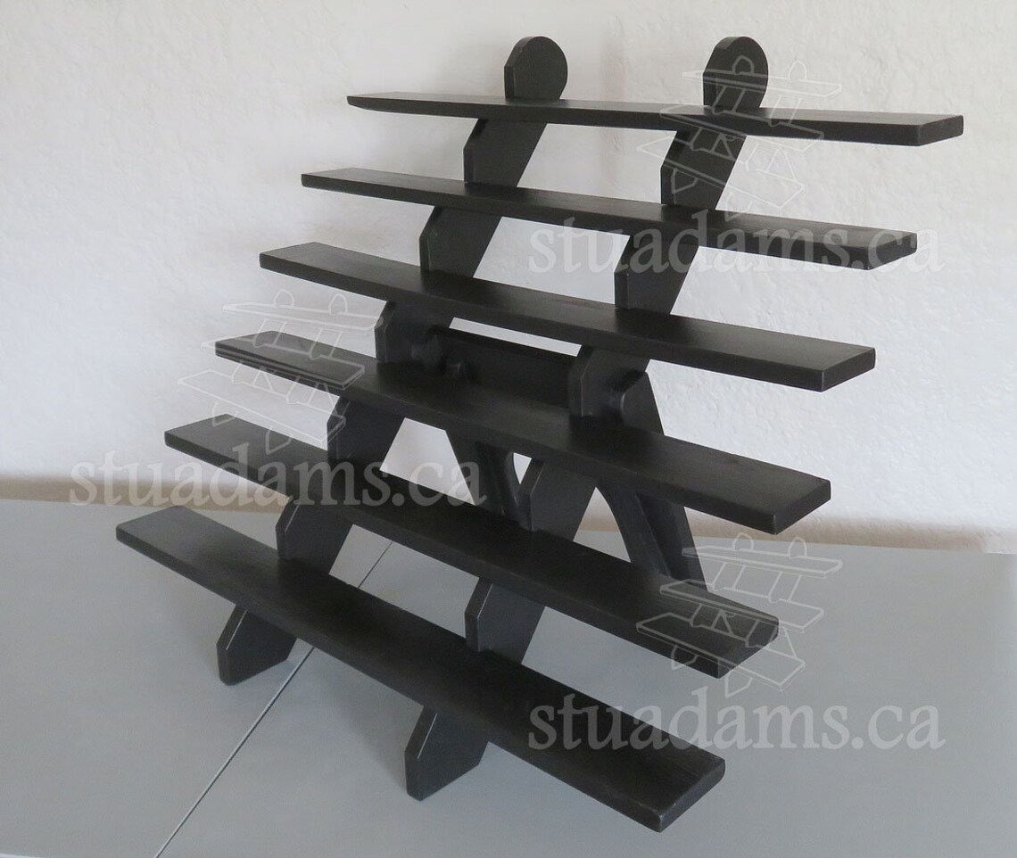 6-shelf 32 Extra Wide Portable Tabletop Display Stand | Etsy