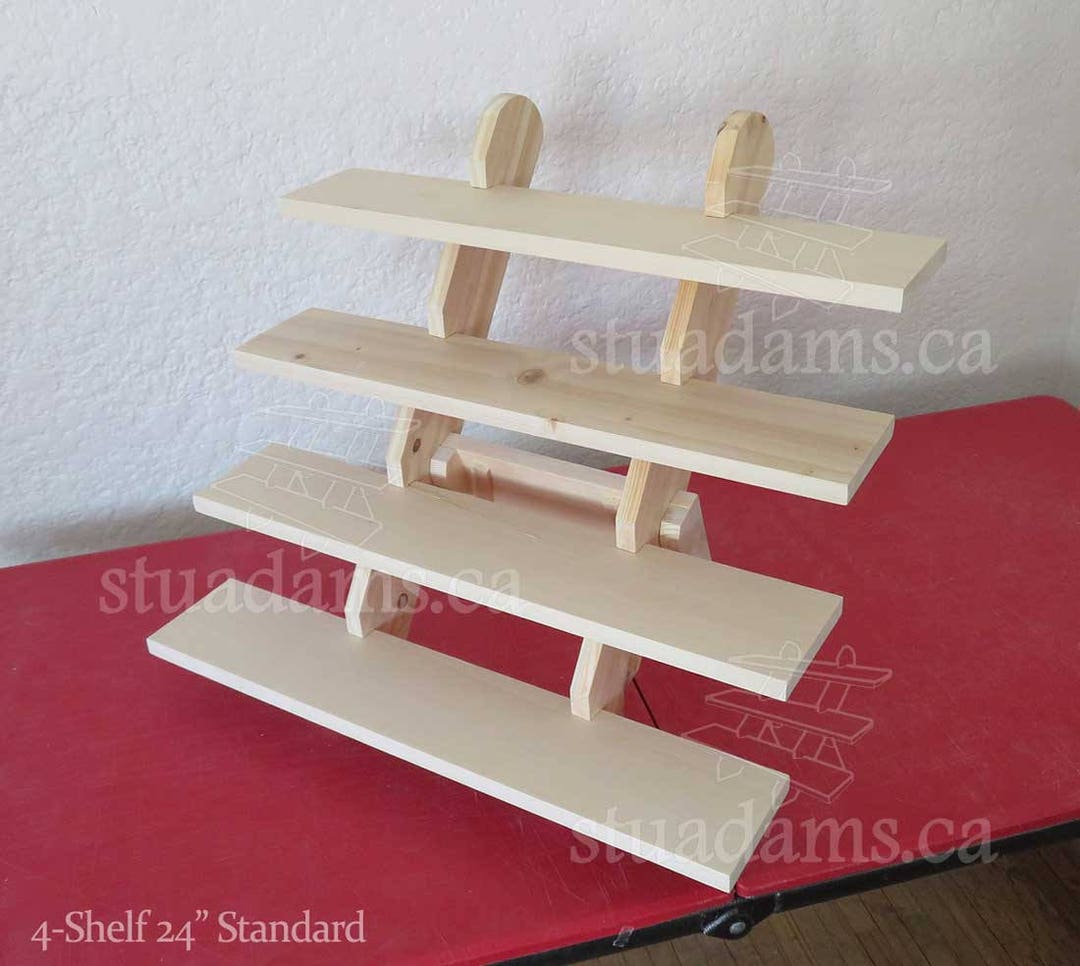 4-shelf 24” - Portable Tabletop Display Stand - Etsy