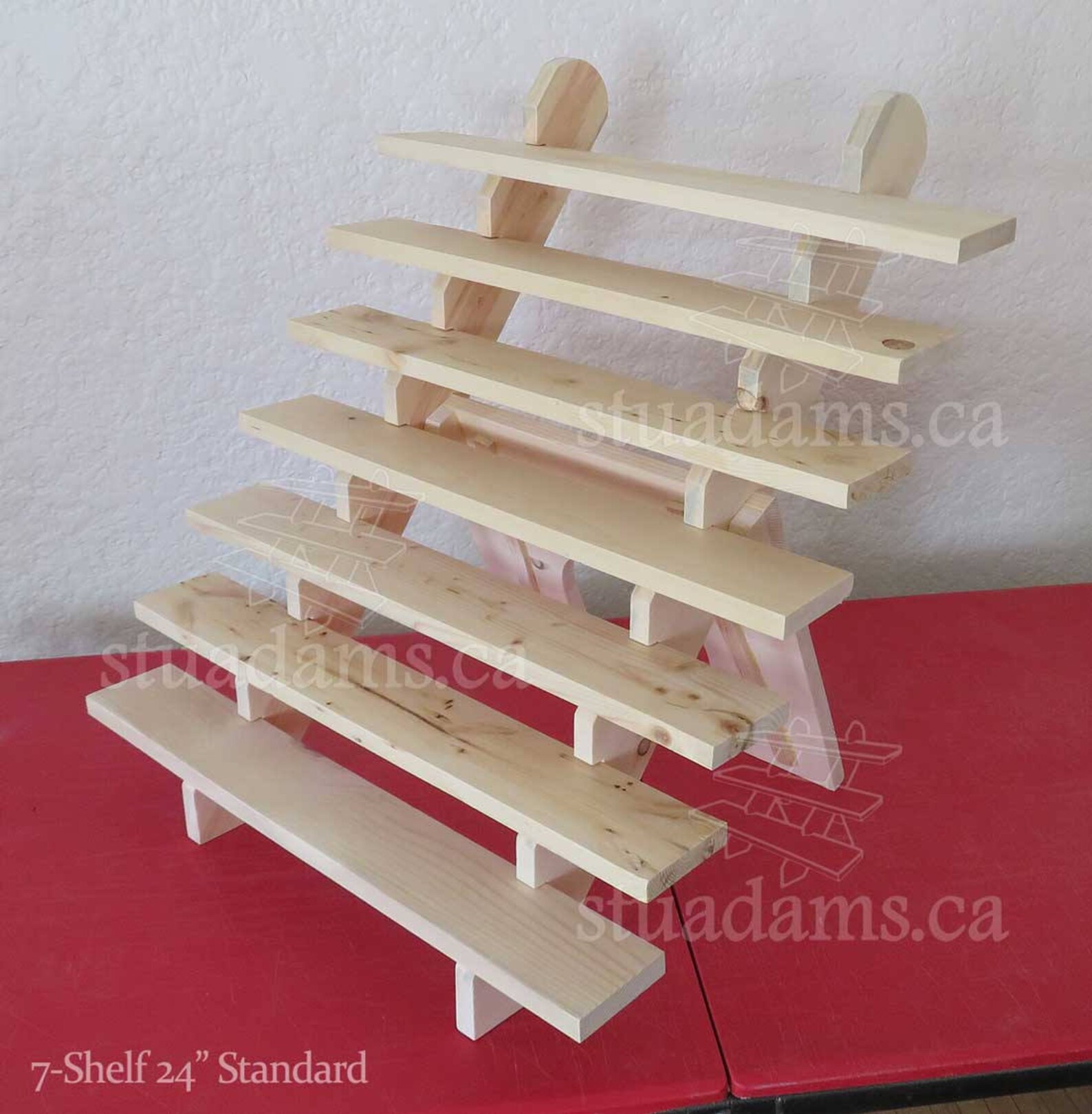 7-shelf 24 Portable Tabletop Display Stand - Etsy