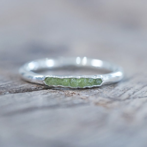 Raw Gem Ring - Etsy