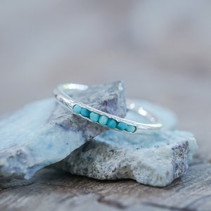 Rough Nevada Turquoise Ring With Hidden Gems - Etsy