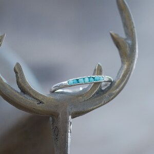 Rough Nevada Turquoise Ring With Hidden Gems - Etsy