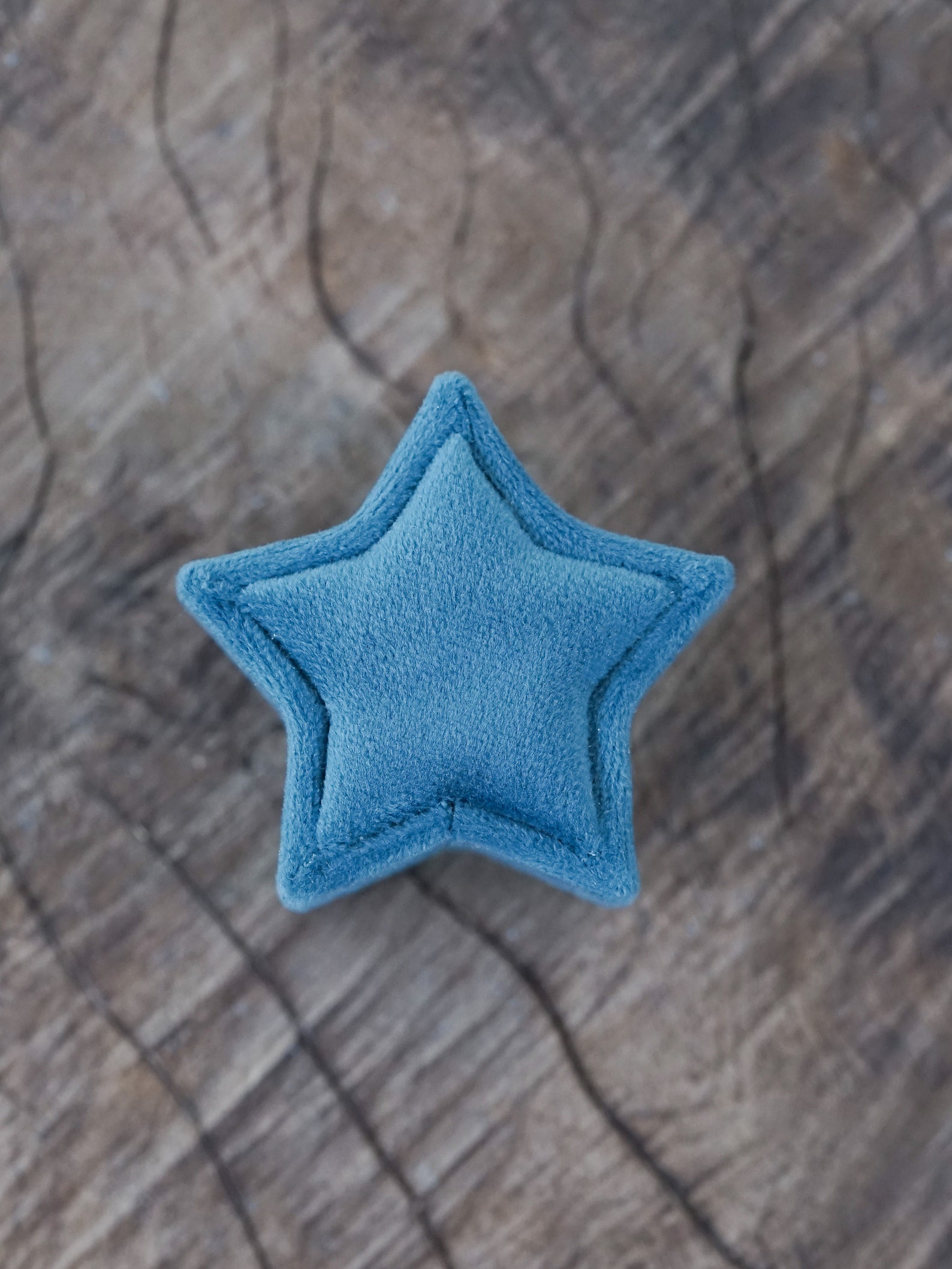 Velvet Star Ring Box in Warm Blue - Etsy