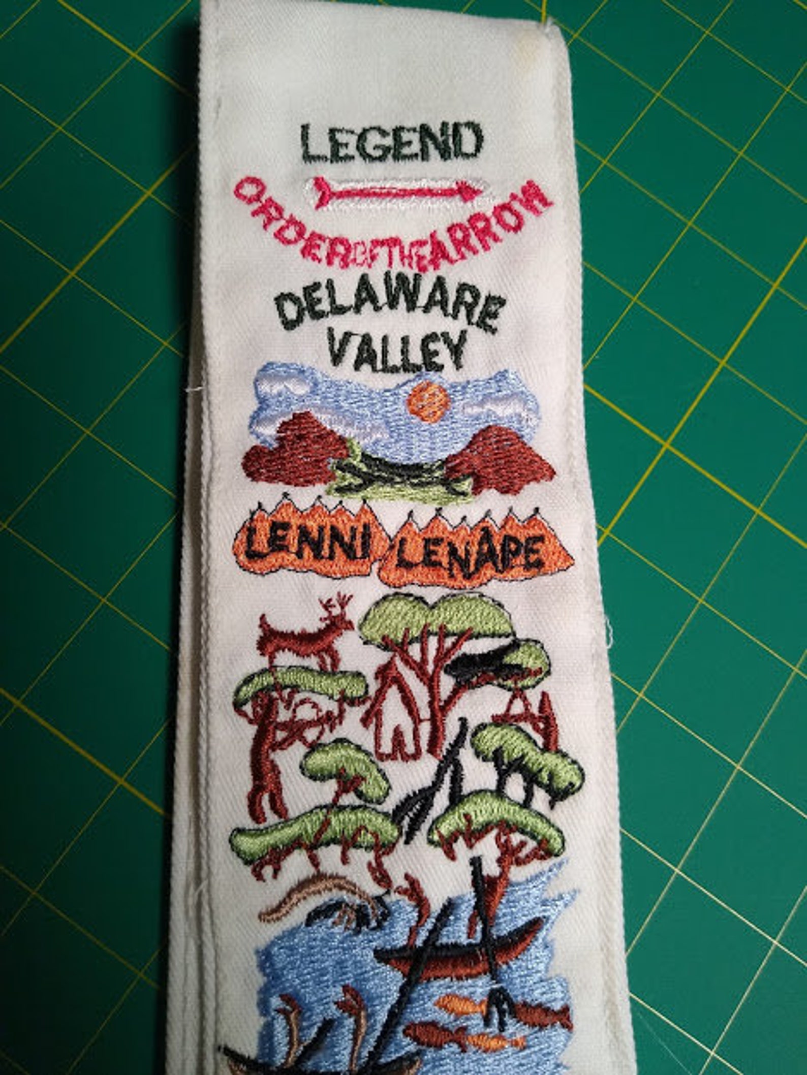 BSA OA (order of the Arrow) Legend Embroidered on the Sash! (free ...