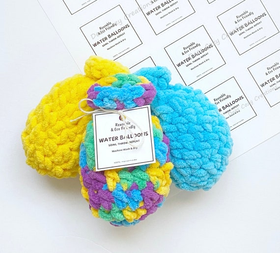 PRINTABLE Water Balloon Template DIY Packaging PDF Download | Etsy