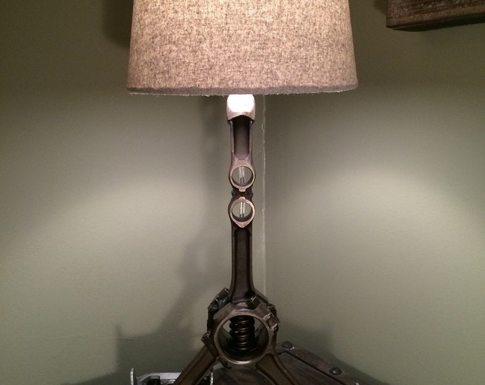 Hand Crafted Table Lamp Using Repurposed Engine/car Parts. - Etsy