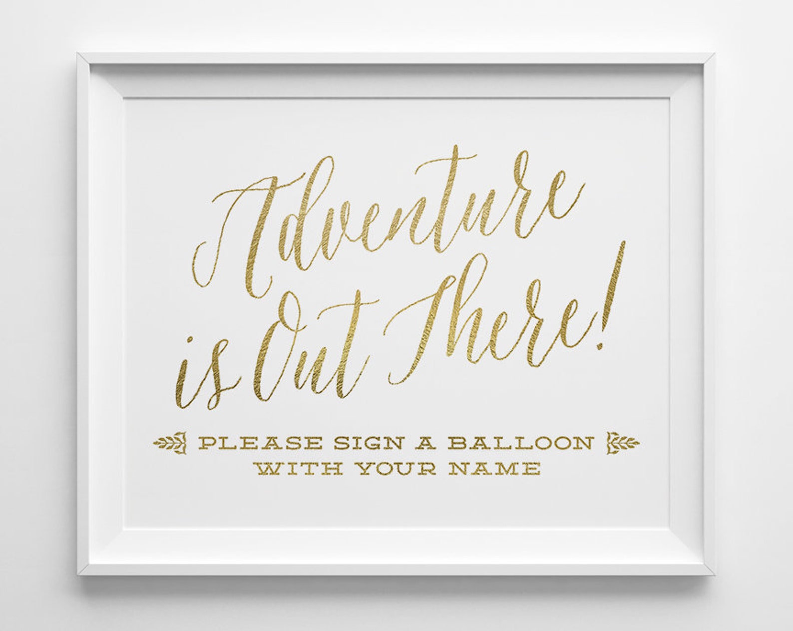 PRINTABLE Balloon Send-off Sign Adventure is Out There | Etsy
