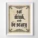PRINTABLE Halloween Decorations, Halloween Print Halloween Printables ...