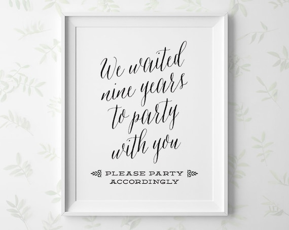 Funny Party Signs