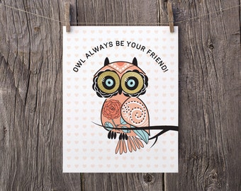Owl Be Your Friend - Etsy