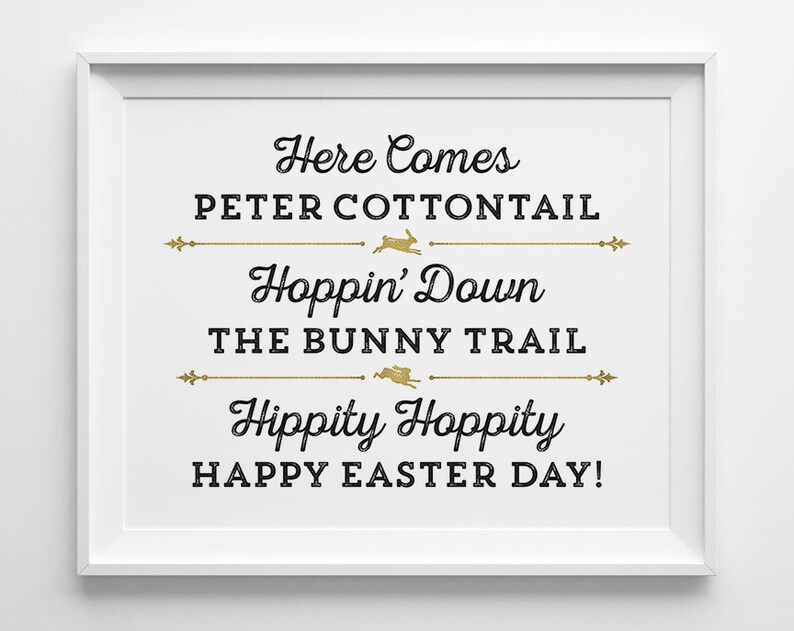 PRINTABLE Easter Decor Spring Farmhouse Sign Decorations - Etsy