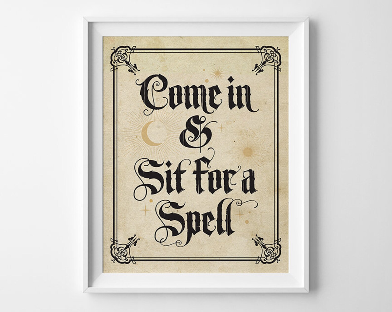 PRINTABLE Halloween Decorations Come in and Set for a Spell | Etsy