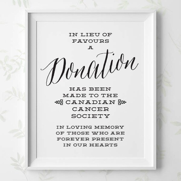 Donation Signs - Etsy