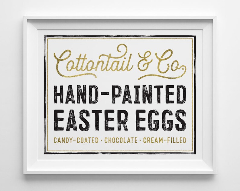 PRINTABLE Easter Decorations Spring Farmhouse Sign Decor - Etsy
