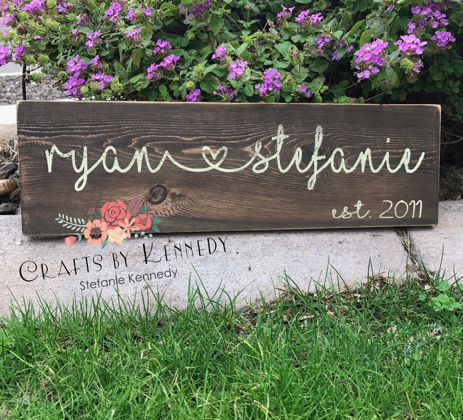 Est Sign Anniversary Sign Established Sign Wedding Sign Etsy