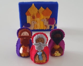 Miniature Three Kings | Etsy