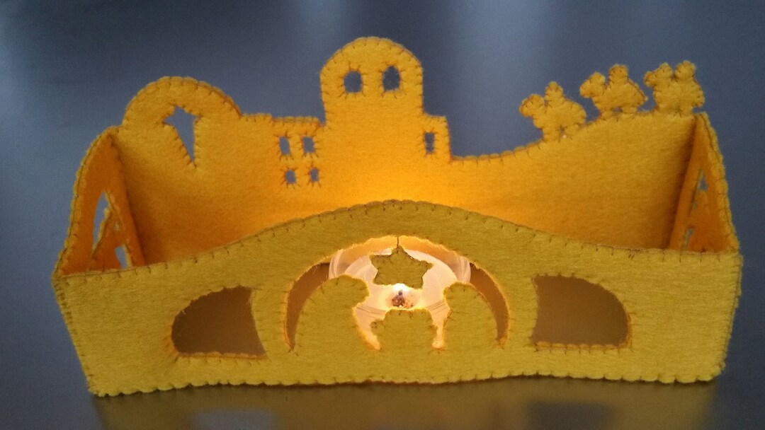 Nativity Scene Light - DIY Felt Craft Kit With Pattern - Etsy