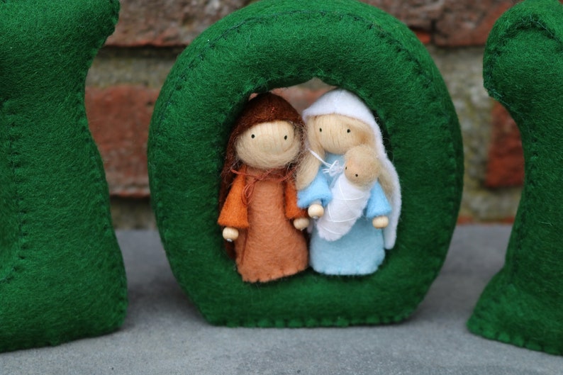 PDF pattern nativity scene JOY | Etsy