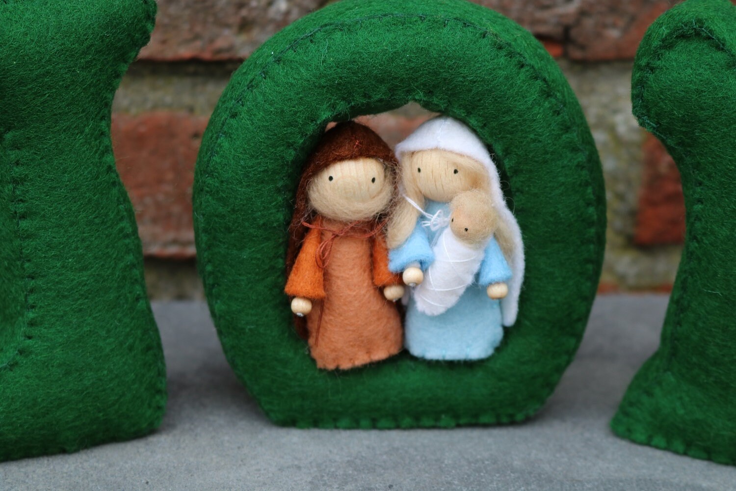 PDF pattern nativity scene JOY | Etsy