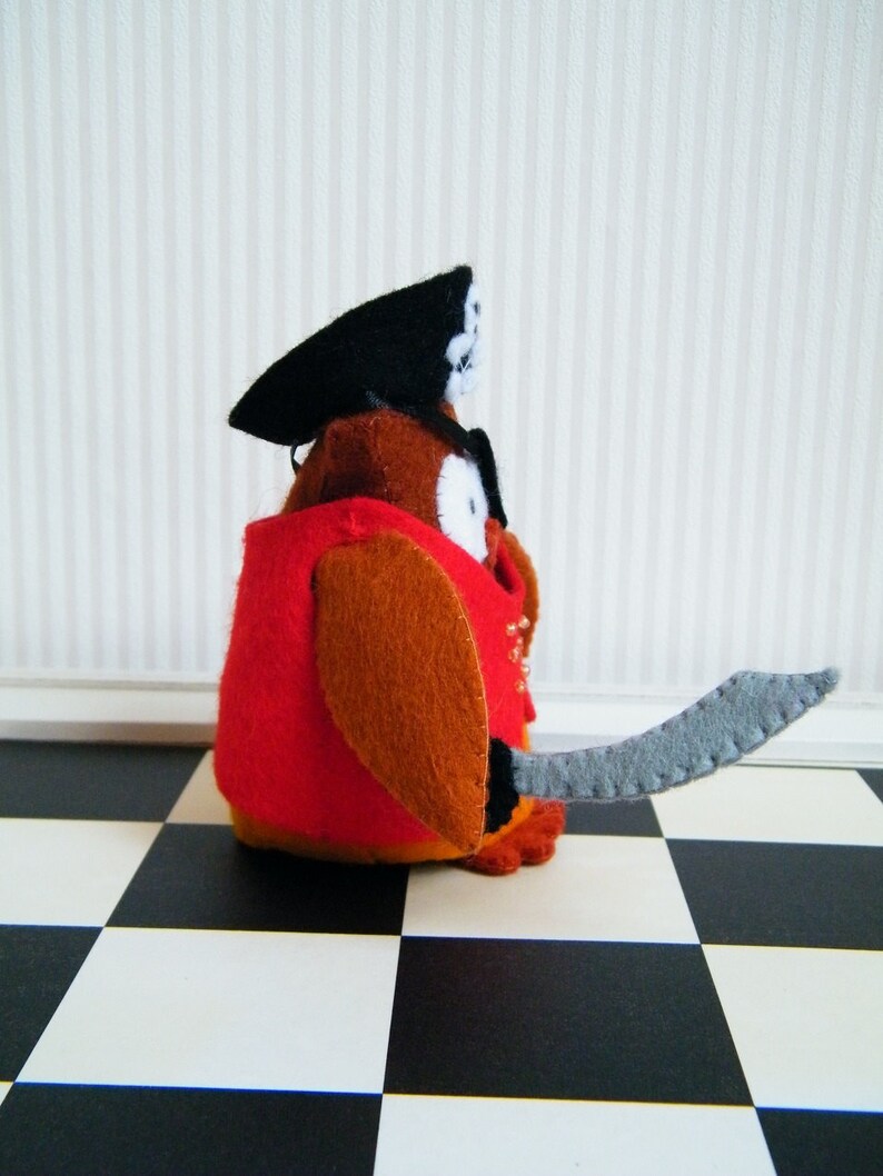 Jack the Pirate Owl DIY Felt Kit - Etsy