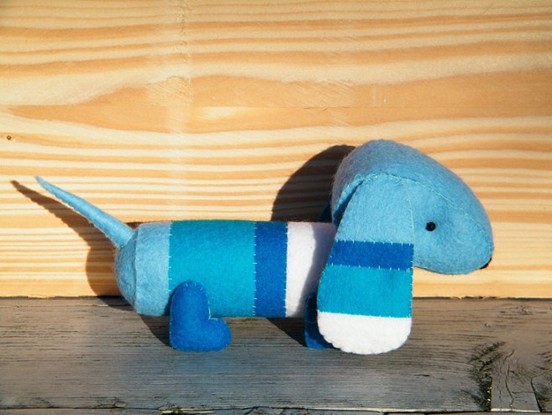 Felt Dachshund - DIY Felt Craft Kit With Pattern - Etsy