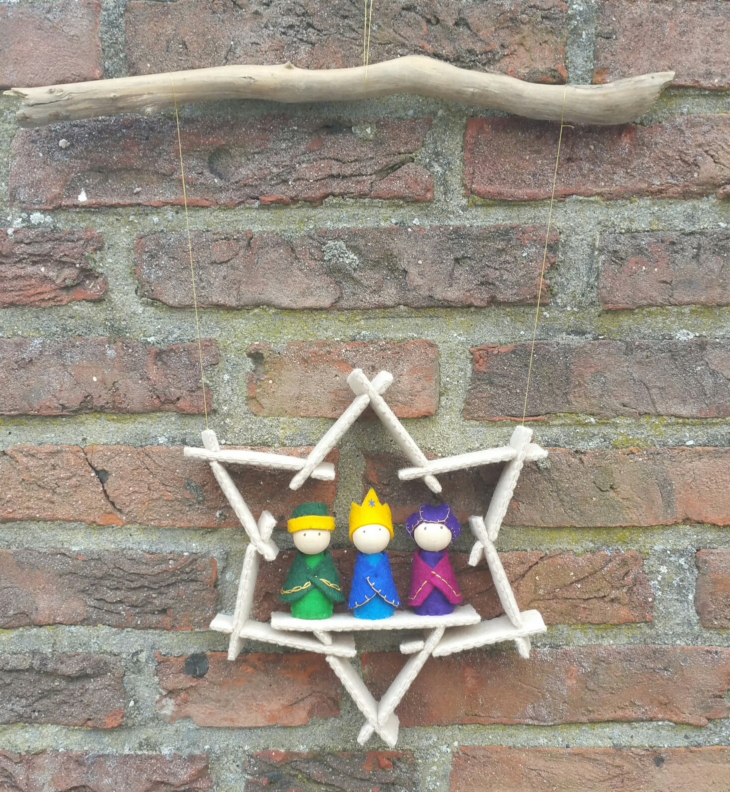 Nativity Star 3 Kings DIY Felt Kit - Etsy