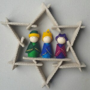 Nativity Star 3 Kings DIY Felt Kit - Etsy