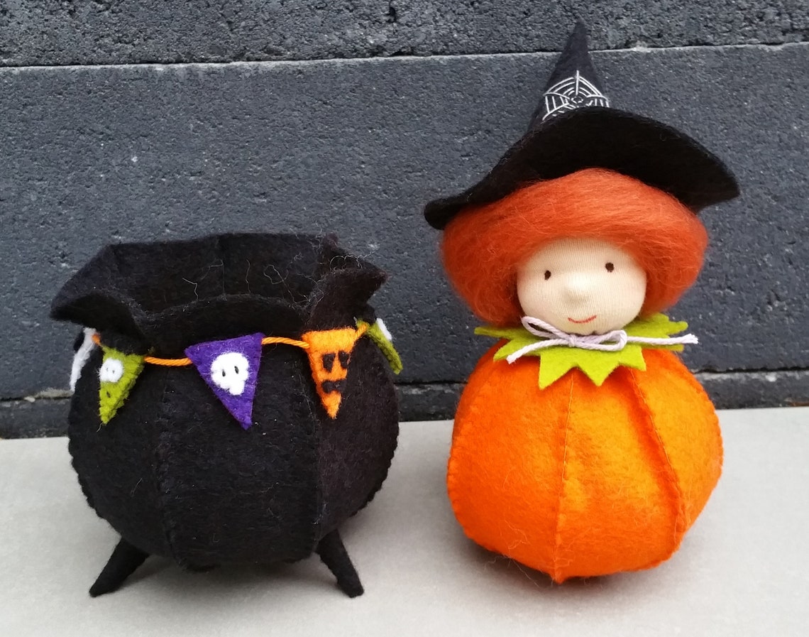 Witches' Cauldron DIY Felt Kit - Etsy