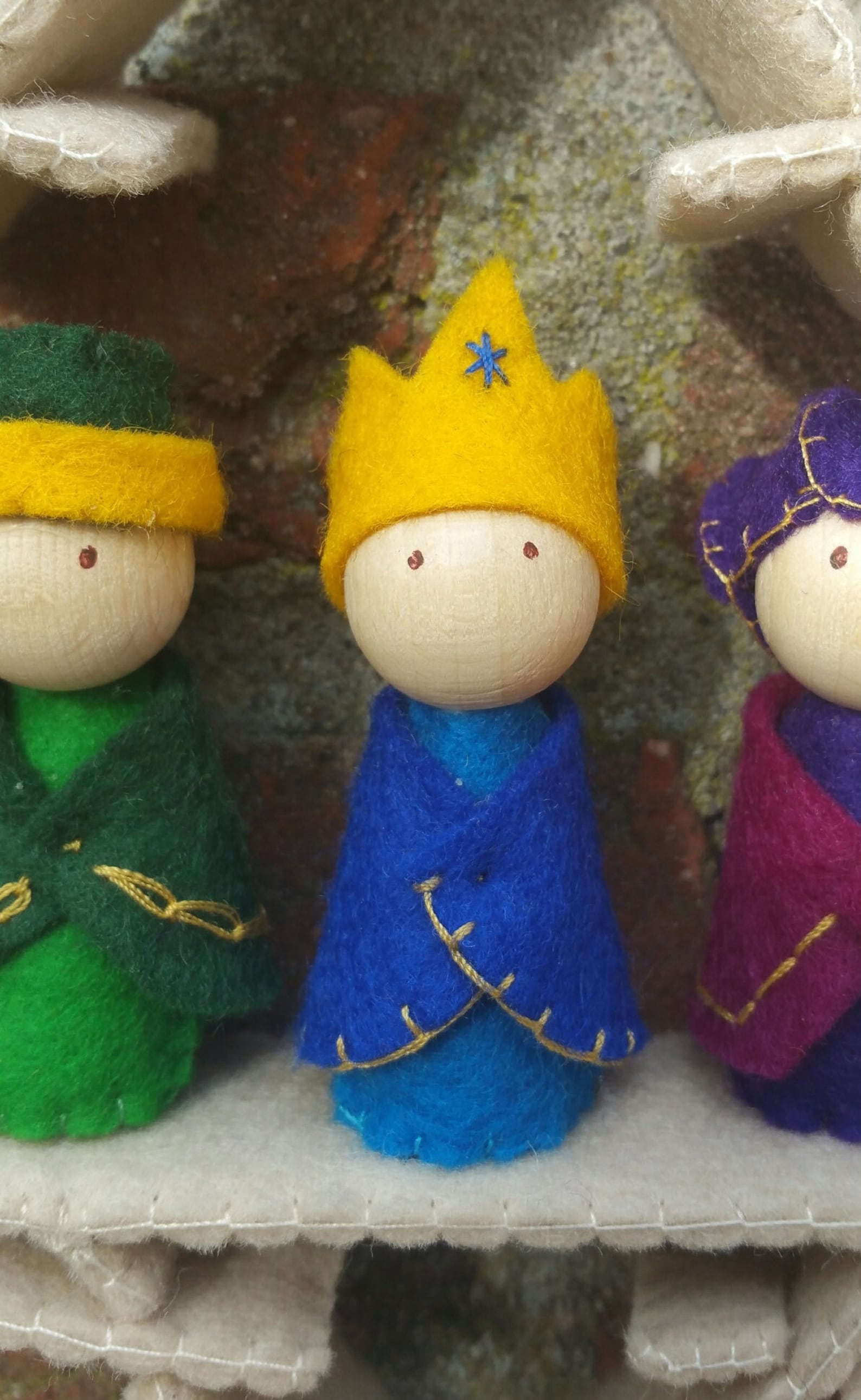 Nativity Star 3 Kings DIY Felt Kit - Etsy