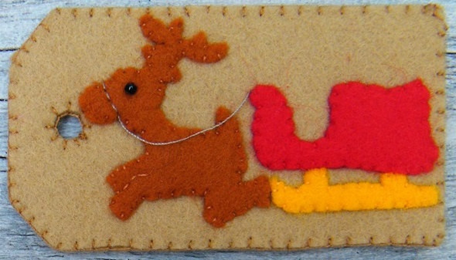 Christmas Tags Felt Pattern Download - Etsy