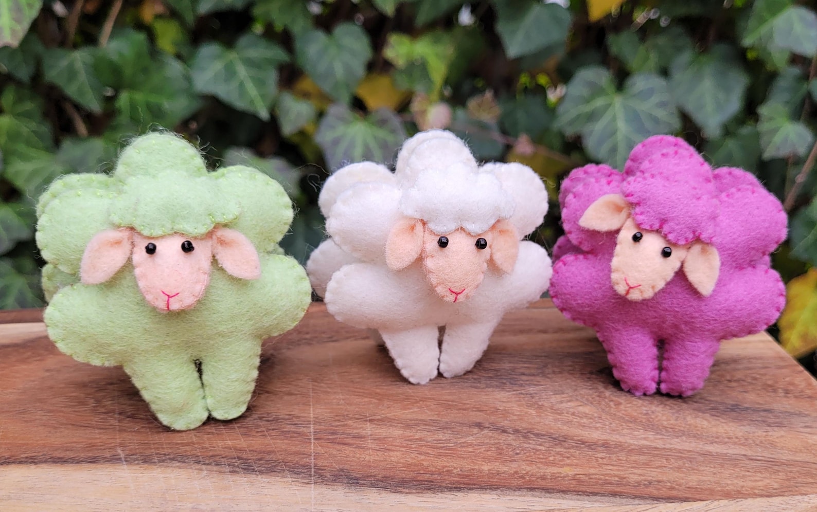 Easter Decorations - Sweet Sheep - DIY Felt Craft Kit With Pattern - Etsy