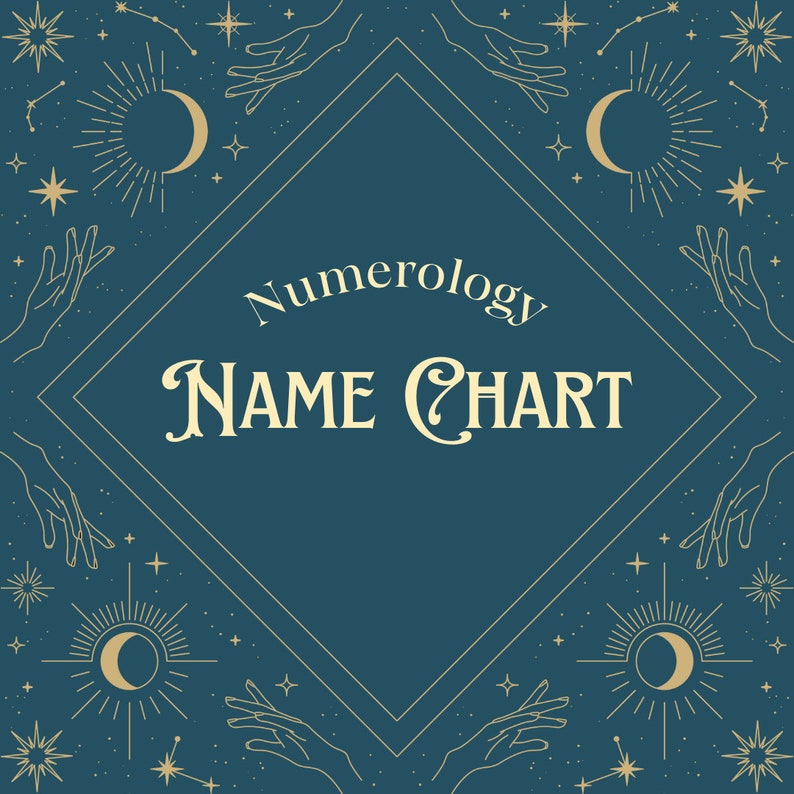 Pythagorean Numerology Name Chart Soul Urge Number Outer Expression ...