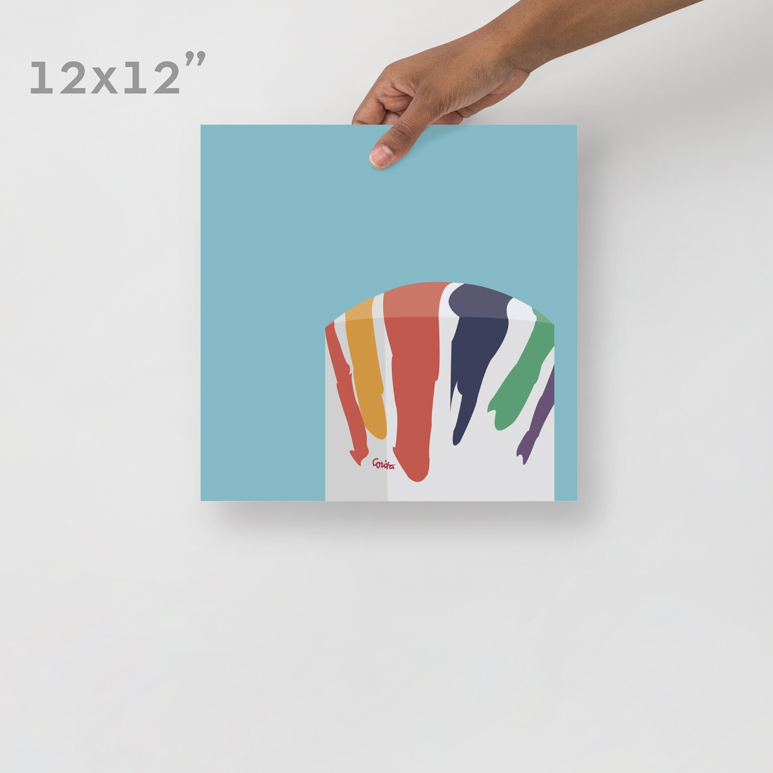 Art Print Boston Rainbow Swash Gas Tank 8x10 12x12 16x20 - Etsy