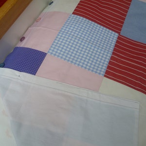 Single Duvet Cover Made From 100% Cotton Upcycled Shirts - Etsy
