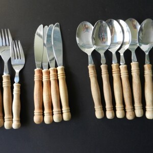 Beach Sea Turtle Wood Silverware Art, Hand Painted Recycled Eco ...
