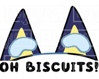Bluey ears svg - Etsy Nederland