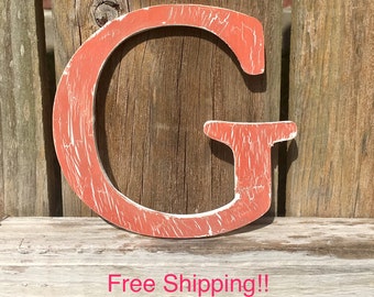Wooden letter g | Etsy
