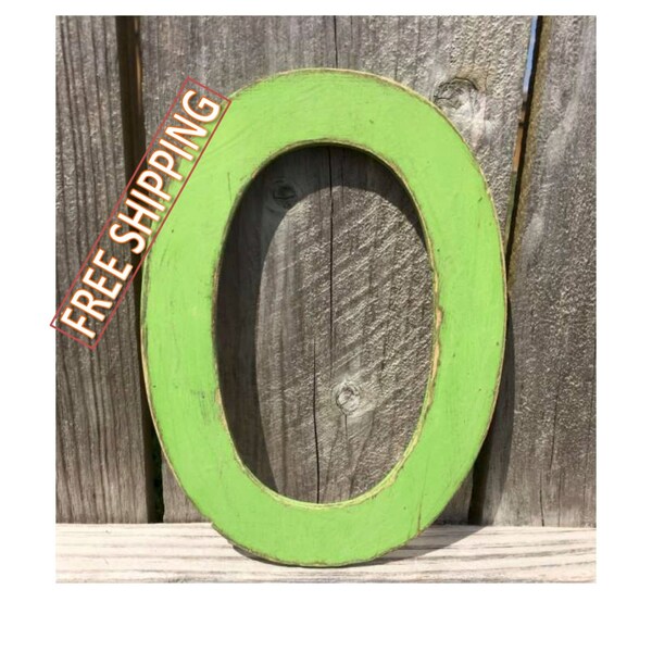 Wooden Letter O - Etsy