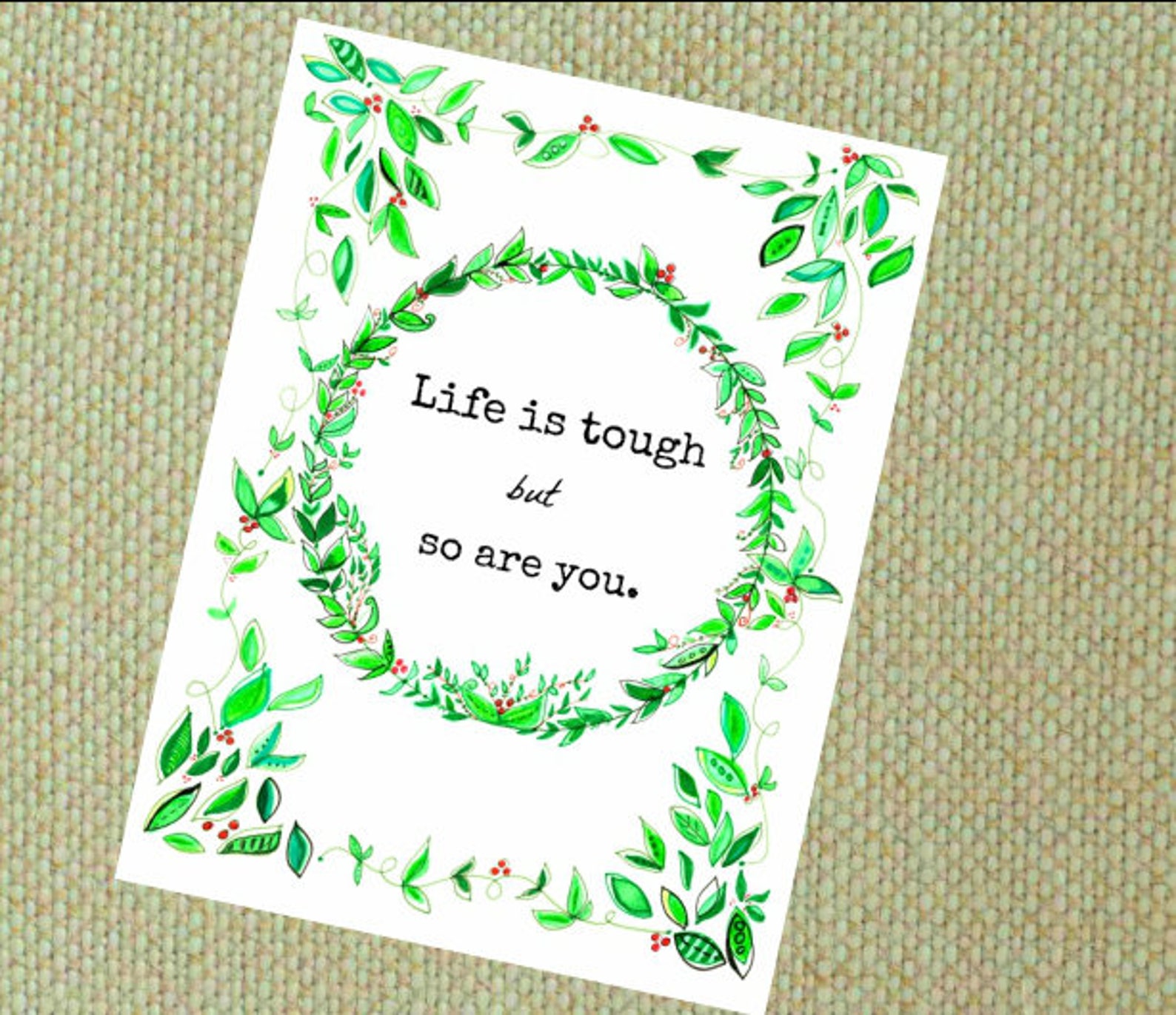 Encouragement Card. Send a Message of Support. A6 Sized Card. | Etsy