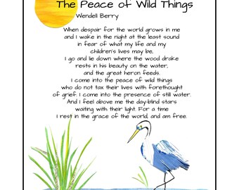 Peace of Wild Things - Etsy
